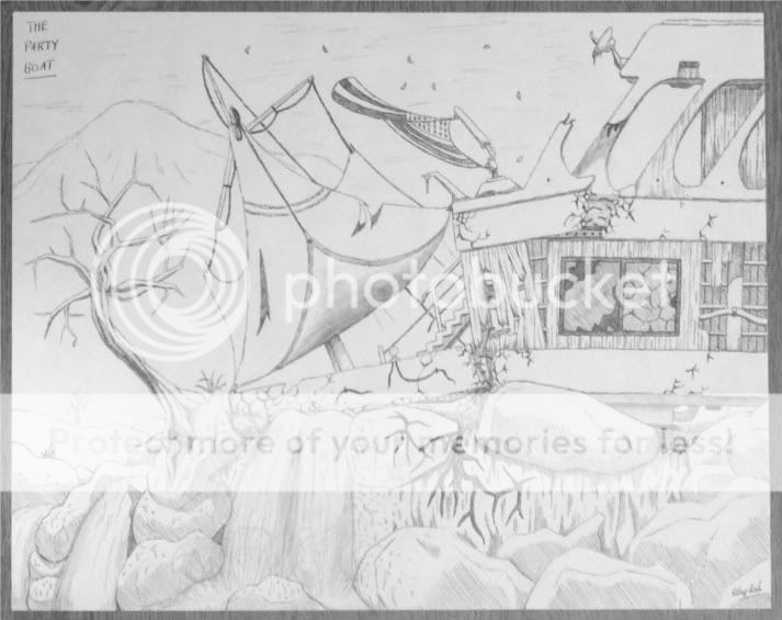 I enjoy drawing scenes from my imagination. Usually ones of destruction ...