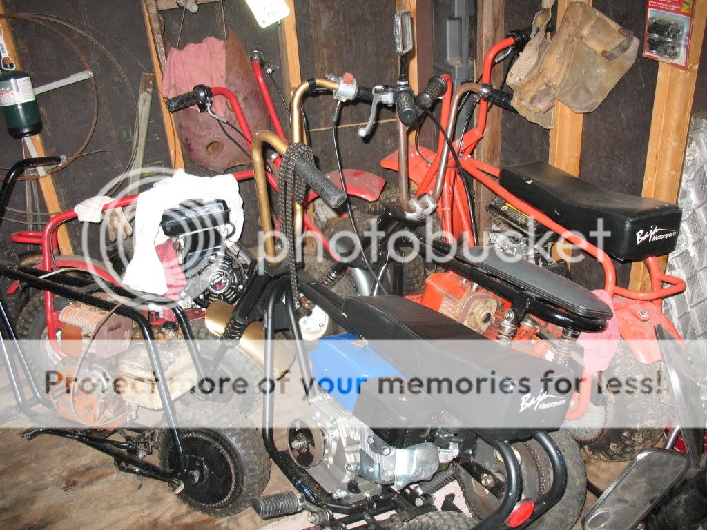 kansas area 10 mini bikes as a pkg deal | OldMiniBikes.com