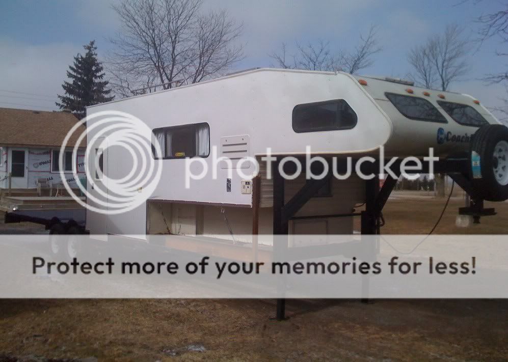 slide in camper on a utility bed | Pirate 4x4