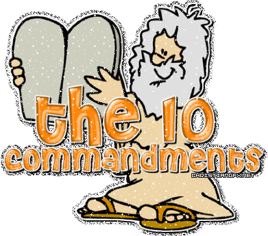 Ten Commandment Cartoon gif by kennymichael35 | Photobucket